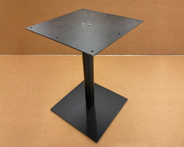 Black Laminate Square Table Top with Square Base – Emberly Furniture